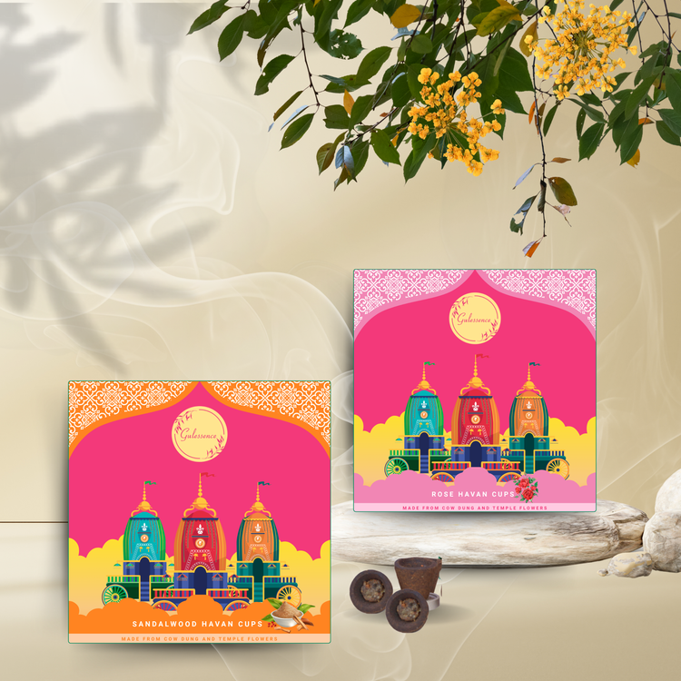 Best Organic Havan Cup Online and Cow Dung Havan Cups – Gulessence