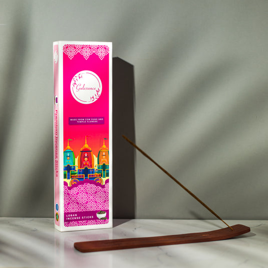 Loban Incense Sticks With Free Incense Holder| Made from Cow dung & Te ...