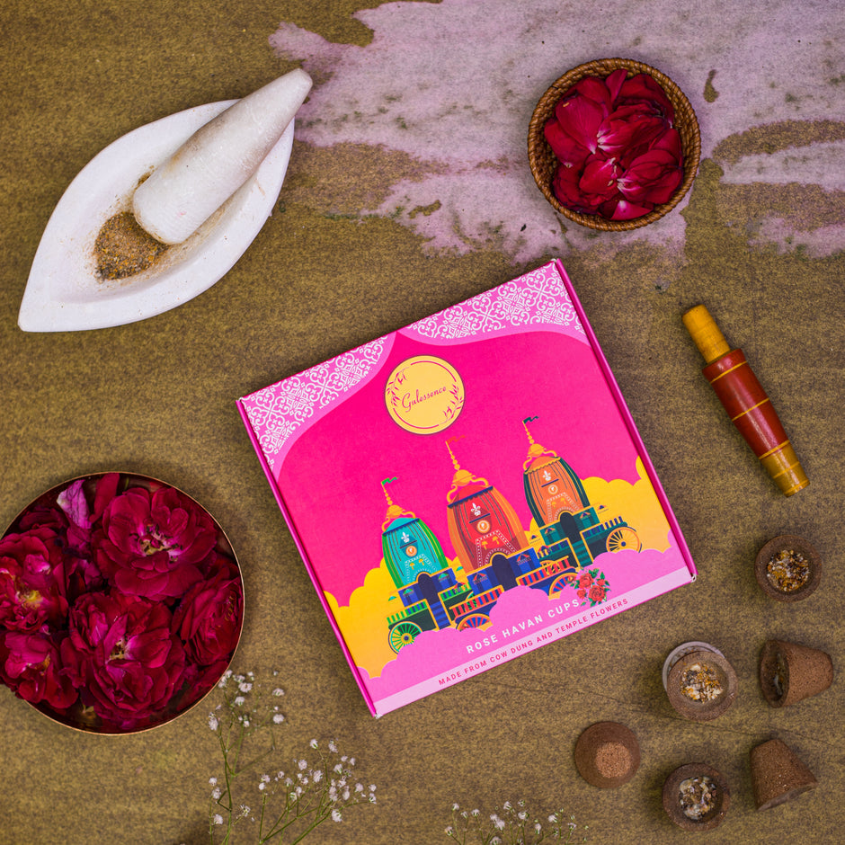 Best Organic Havan Cup Online and Cow Dung Havan Cups – Gulessence